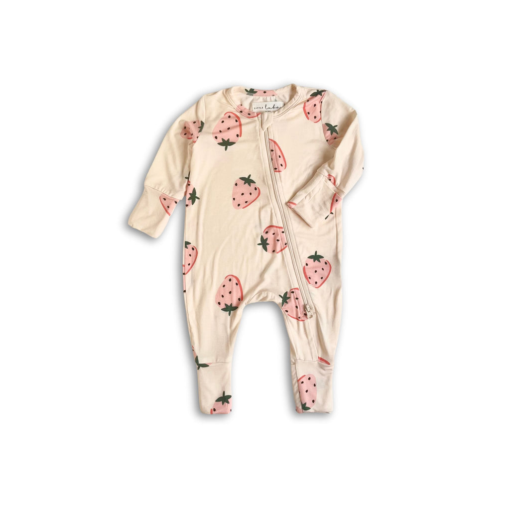 Little Luba - Strawberry Bamboo Sleeper – Baby Bump